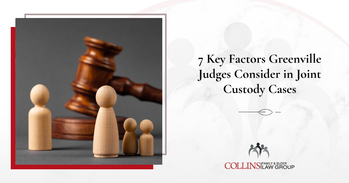 7 Key Factors Greenville Judges Consider in Joint Custody Cases